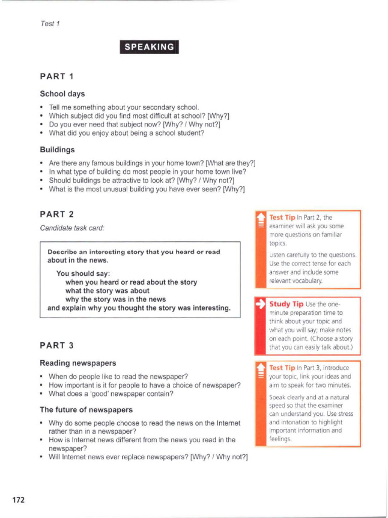 Speaking IELTS | PDF