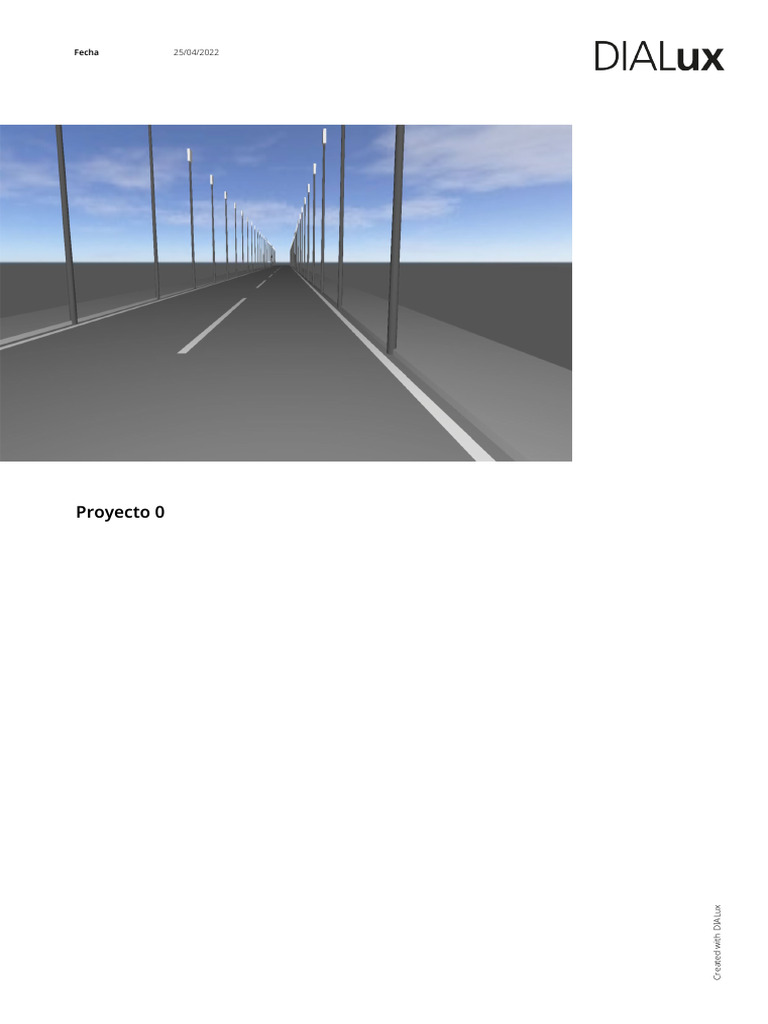 Proyecto 0 - Informe Dialux | PDF | Light | Lighting