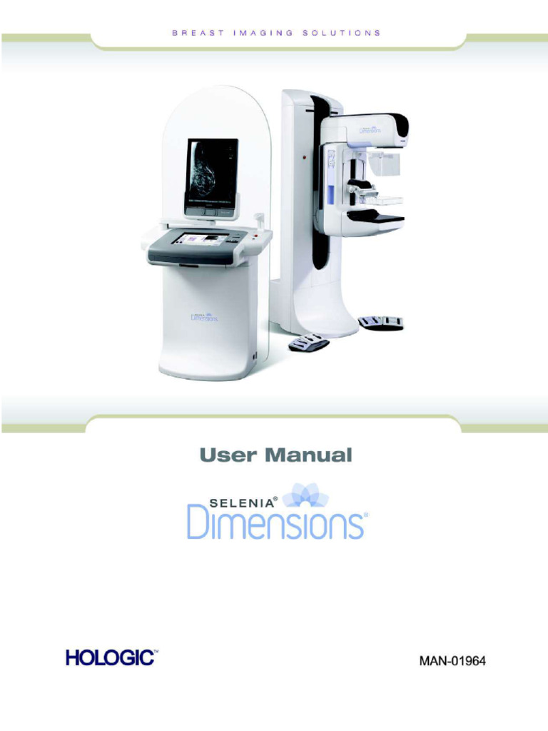 Mammography Unit Selenia Dimensions 3d User Manual PDF Free Compressed ...