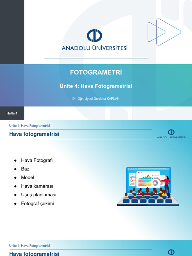 Fotogrametri: Ünite 4: Hava Fotogrametrisi | PDF