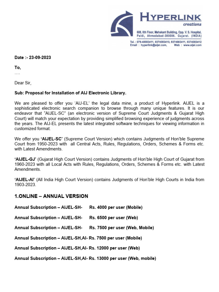 Legal Law Library Proposal | PDF