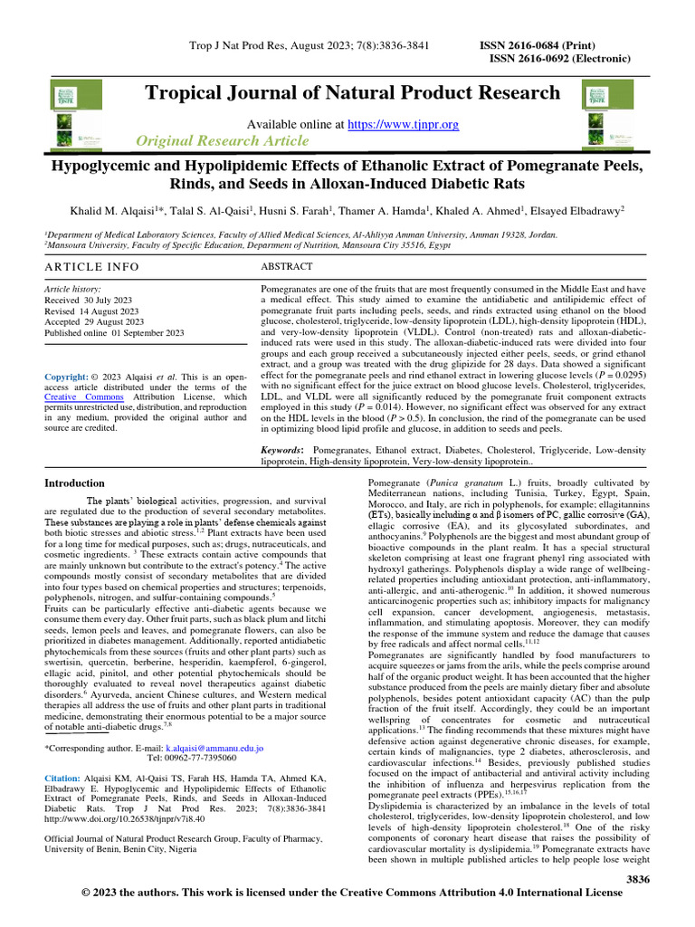40 TJNPR 2023 m366+Galley+Proof Ci.. 2 | PDF | Low Density Lipoprotein ...
