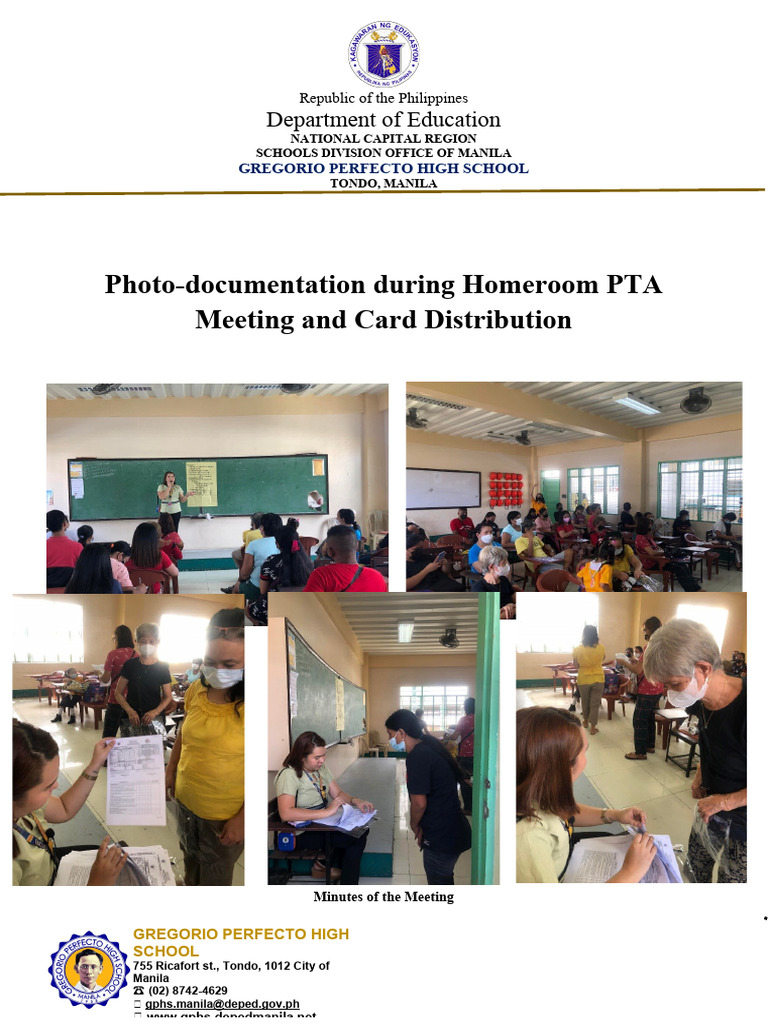 Minutes of Meeting HPTA | PDF