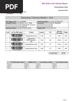 Cashier Report Form | PDF