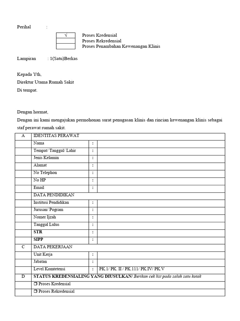 Contoh RKK Perawat | PDF