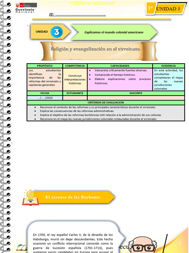 Ficha de Actividad CCSS 3°-Semana 3 | PDF