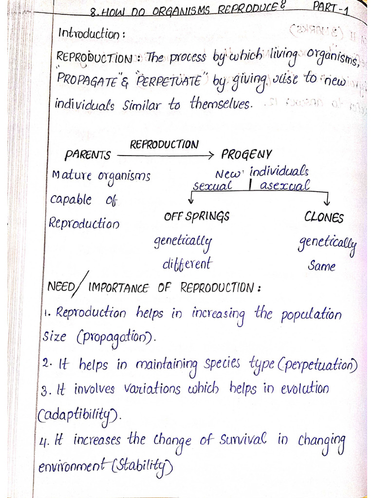 8 Reproduction | PDF