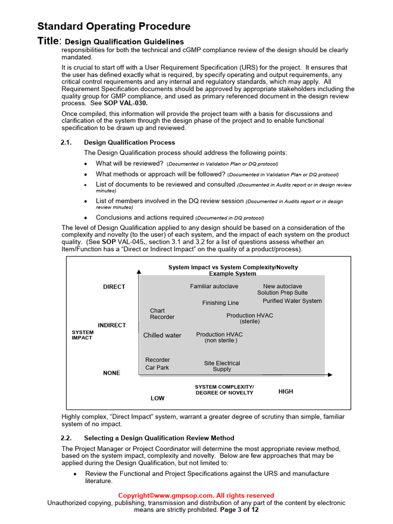 VAL 055 Design Qualification Guidelines Sample | PDF