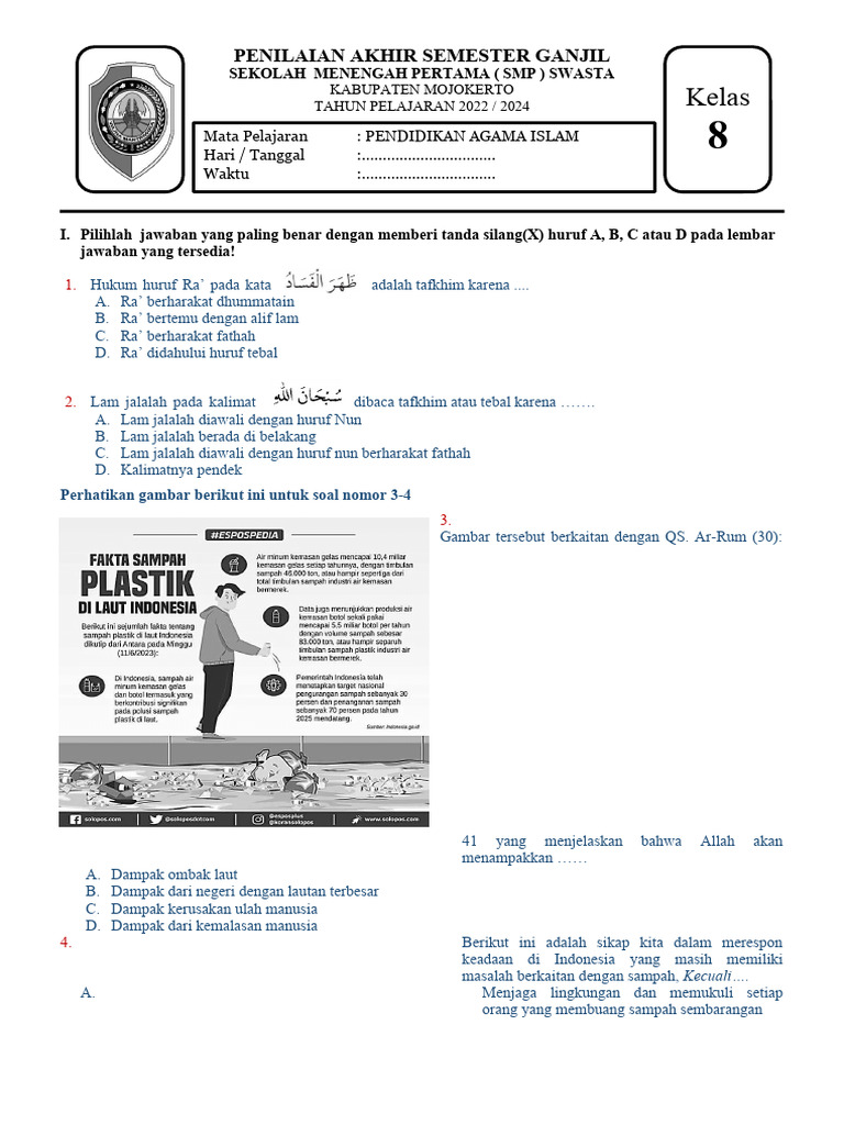 Soal Paibp Viii Kumer | PDF