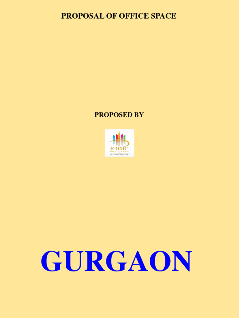 General Proposal - Gurgaon For Global Insurance. | PDF