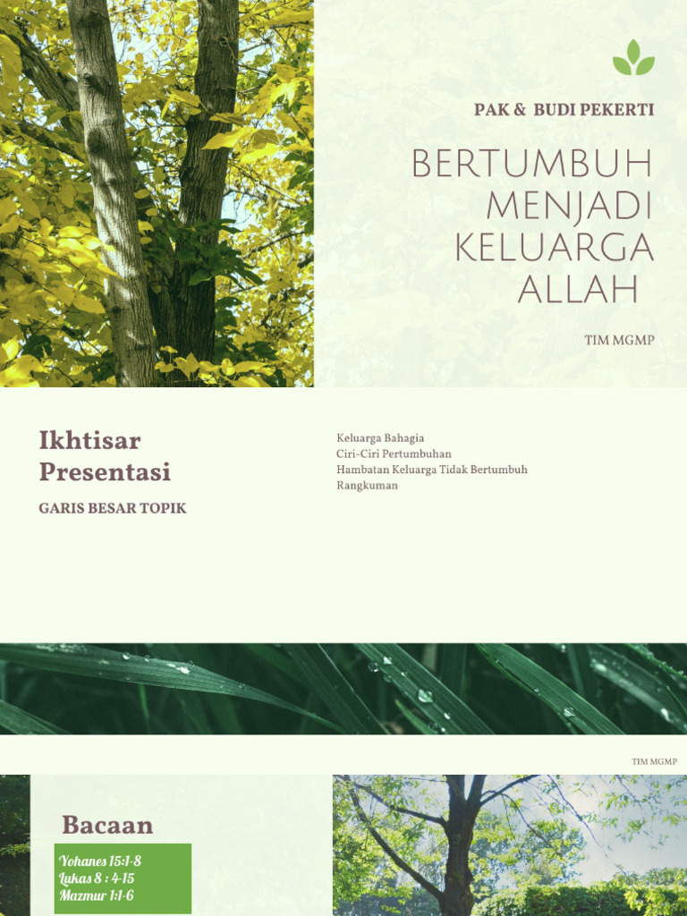 3.1.2 Slide Bahan Ajar - Bertumbuh Sebagai Keluarga Allah | PDF | Kesehatan Holistik | Agama ...
