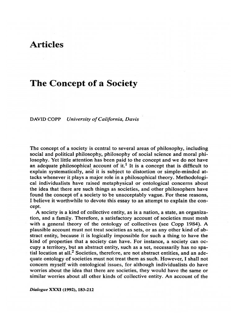 UNDERSTANDING SOCIETY A Guide | PDF