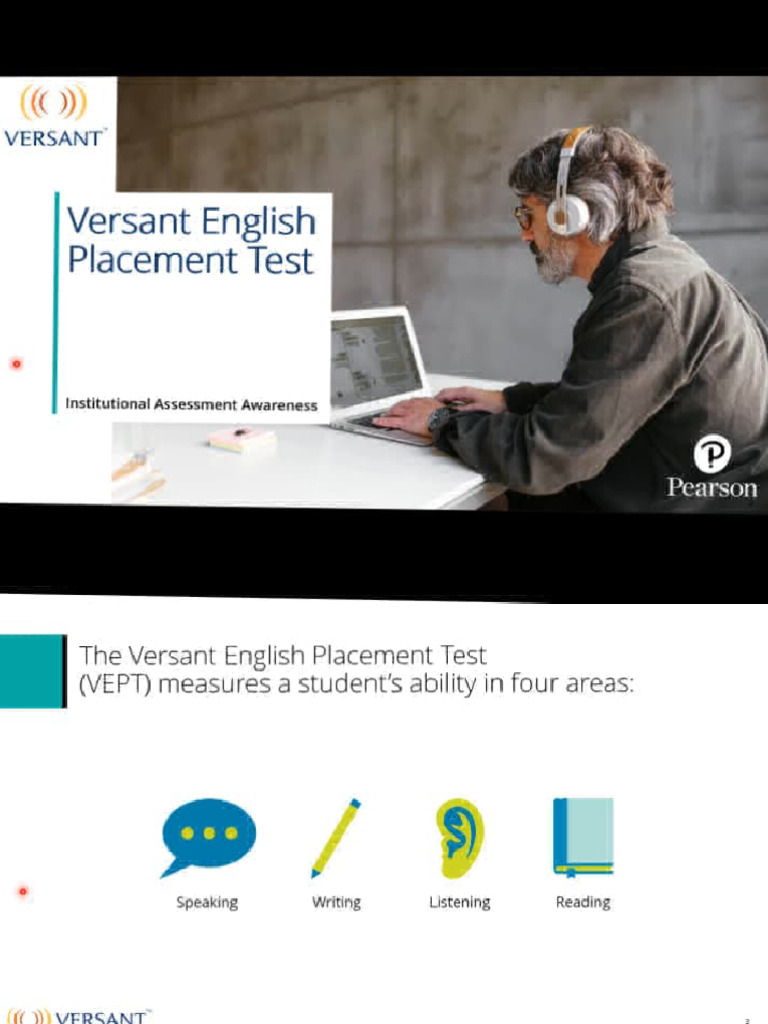 Versant English Placement Test | PDF