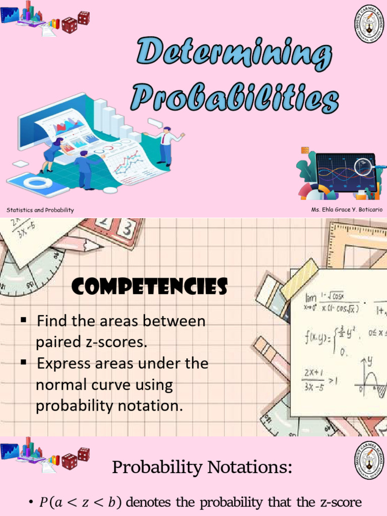 Statistics Probability Week 8 S | PDF | Function (Mathematics) | Probability