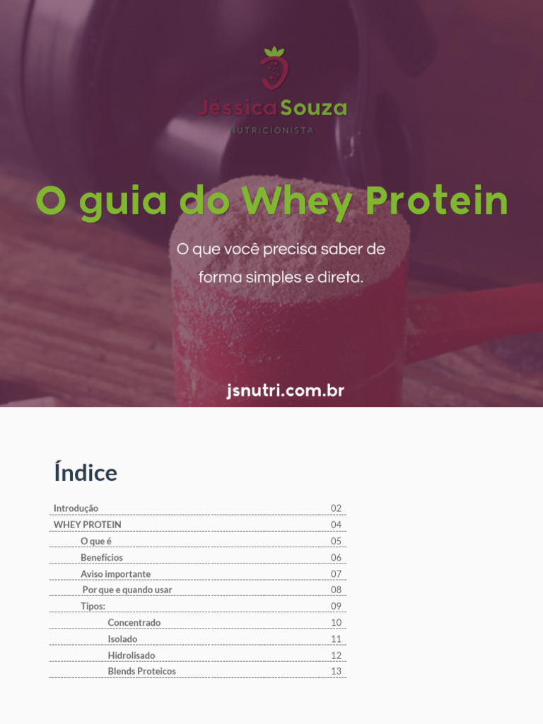 O Guia Do Whey Protein | PDF