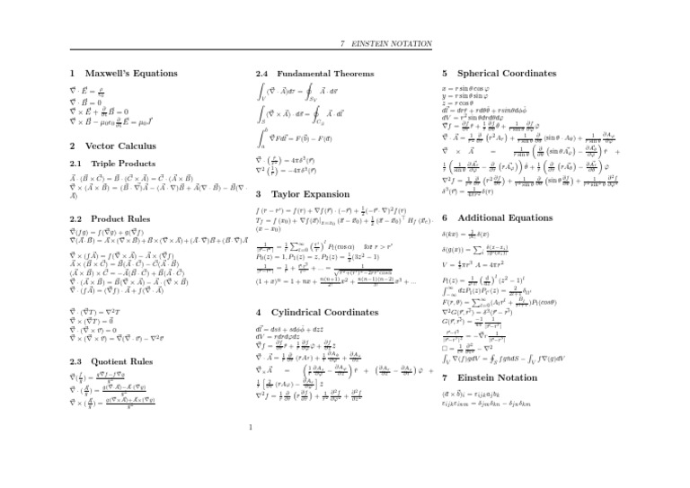 ED_cheat sheet (3) | PDF
