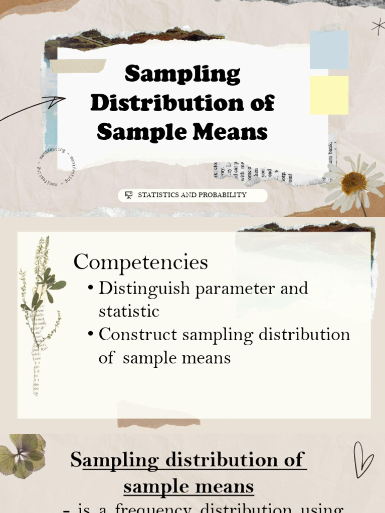 Statistics and Probability Week 10 | PDF