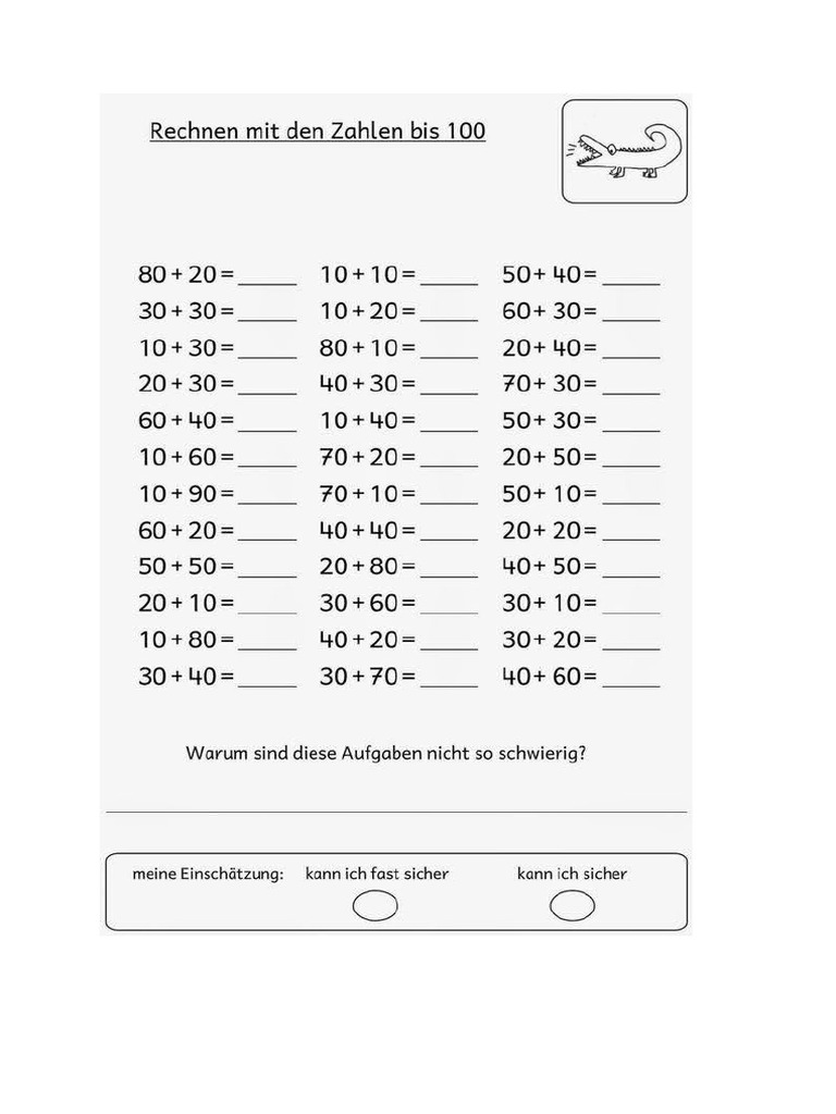 Kerek Tízesek Összeadása | PDF