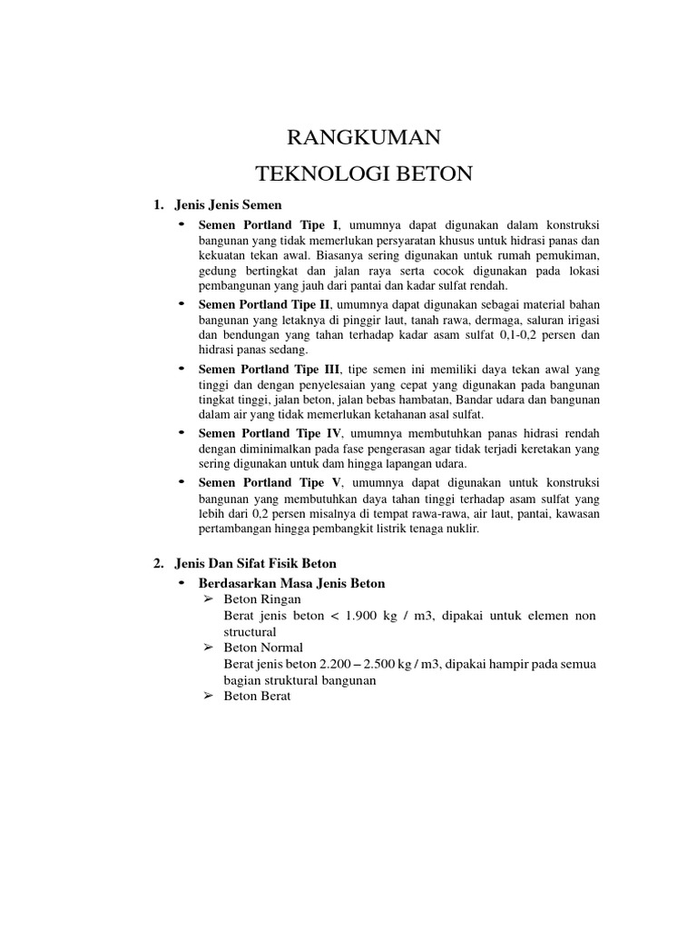 Rangkuman Tekton 1 | PDF