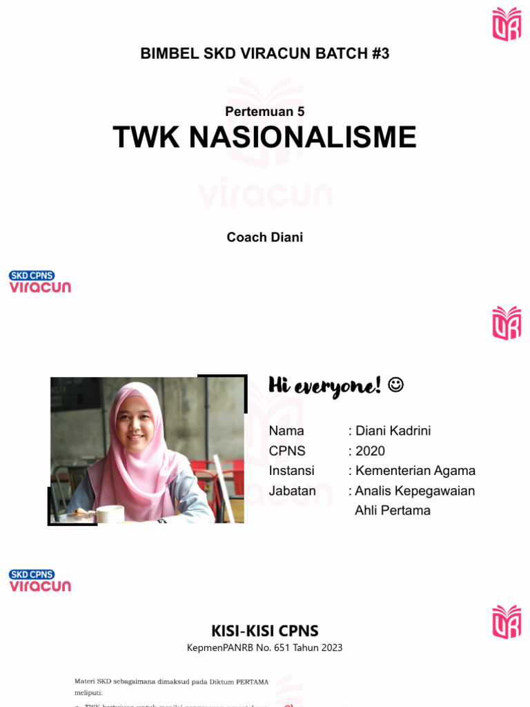 TWK Nasionalisme - Oret | PDF