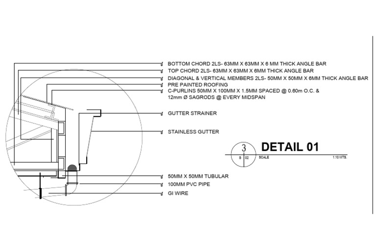 Gutter Details Blow Up | PDF