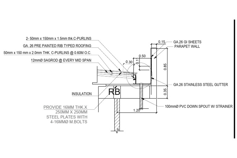Gutter Details Blow Up2 | PDF