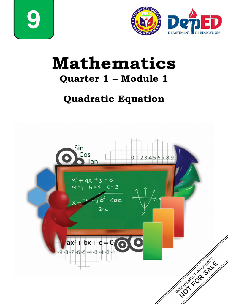 Math-9 q1 Wk-1 Module-1 Quadratic-Equation | PDF | Factorization ... Math-9 q1 Wk-1 Module-1 Quadratic-Equation | PDF | Factorization ...