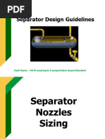 Sizing A API Separator by API 421 | PDF | Fluid Mechanics | Liquids