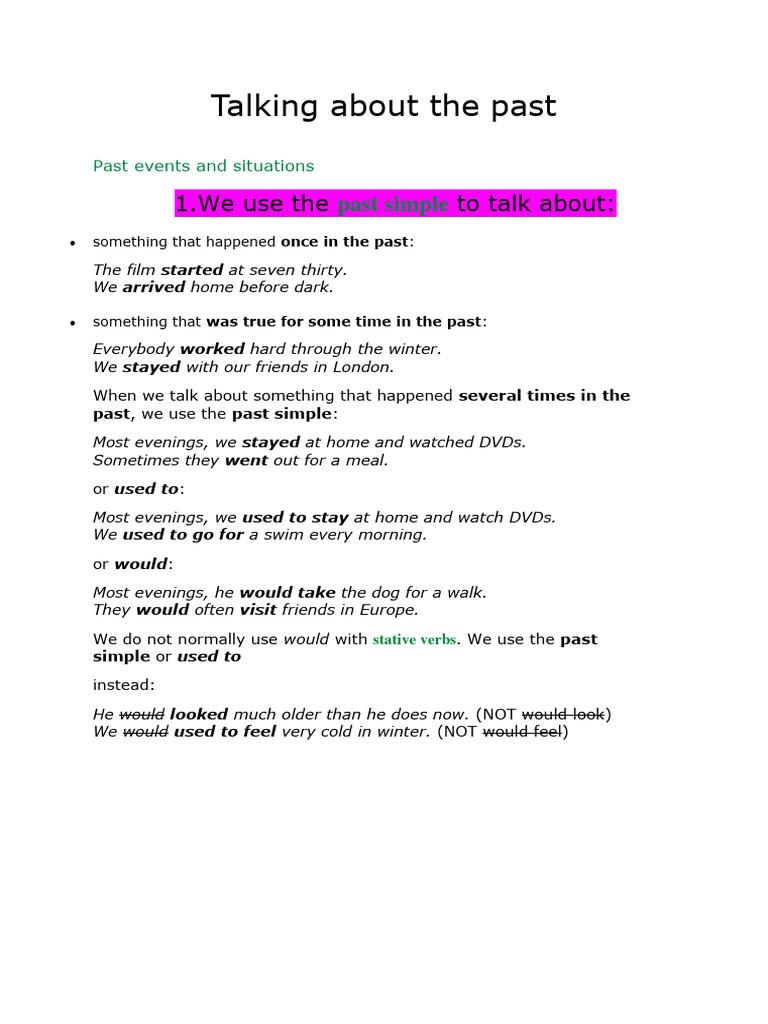 Talking About The Past | PDF | Art