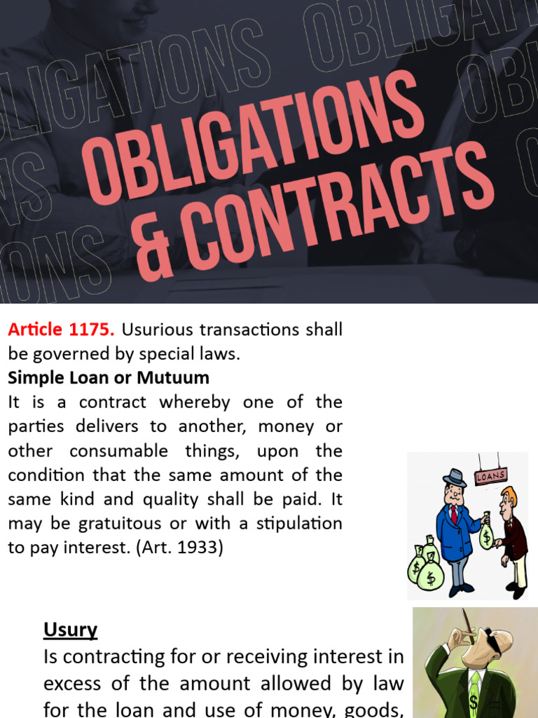 Lesson 3 Obligations and Contracts | PDF | Legal Concepts | Business Law