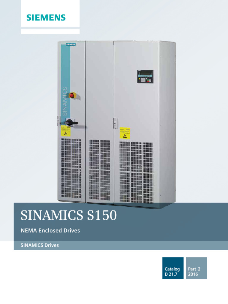 Catalog d21 7 2 Sinamics s150 Nema | PDF