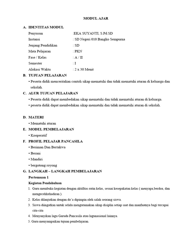 MODUL B.EKA | PDF