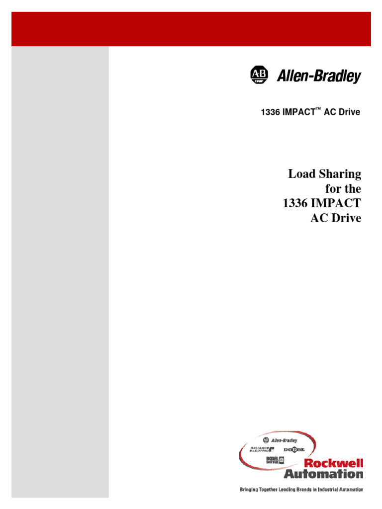 Load Sharing For The 1336 IMPACT AC Drive | PDF