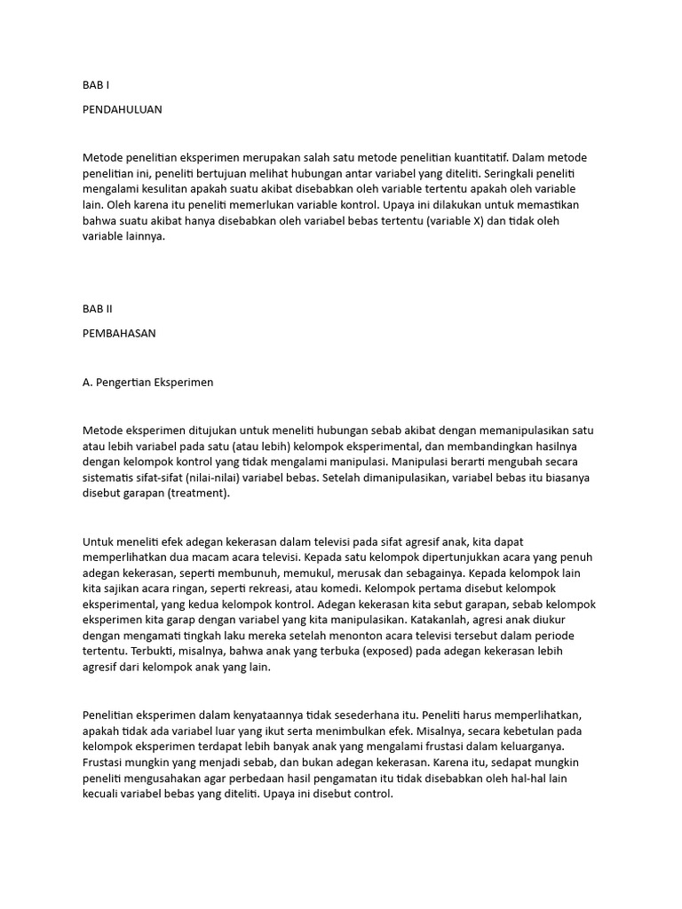 Analisis Data Eksperimen | PDF | Karier & Perkembangan | Pengembangan Diri