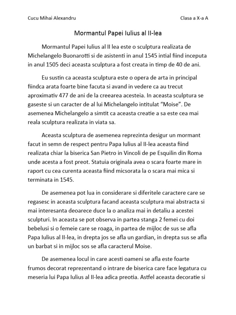 Opera de Arta | PDF