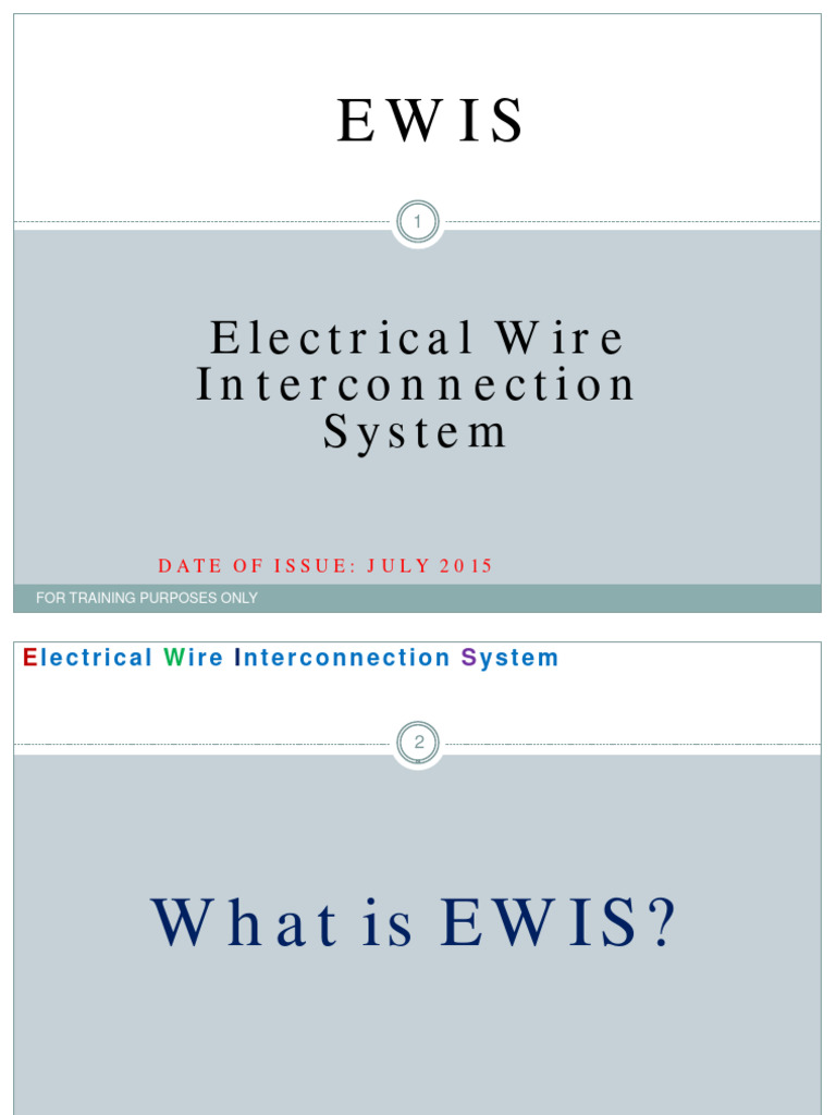 Electrical Wiring Interconnection System EWIS Raw 2015 Small ( | PDF