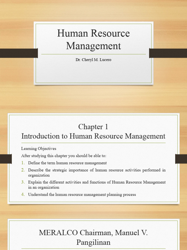 Human Resource Management Chap 3 | PDF | Business