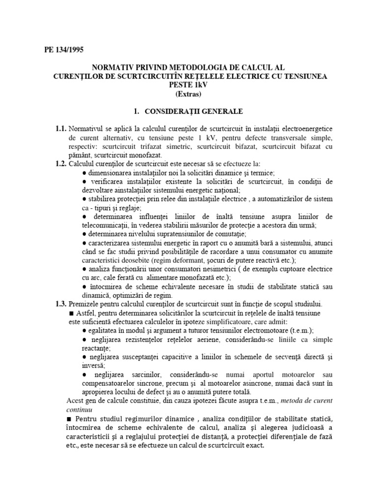 Tema 26 Pe 134 - Calcul SC It | PDF