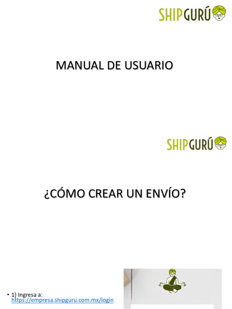 Manual de Usuario Ship Guru 230123 | PDF | Industrias de servicio | Red ...