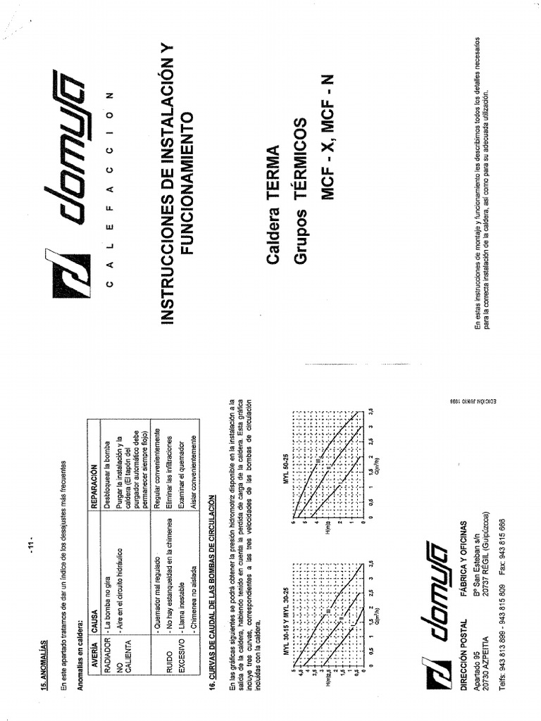 Manual Caldera Domusa | PDF