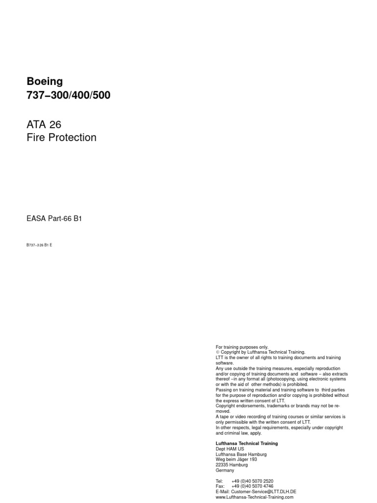 737 300/400/500 Boeing: ATA 26 Fire Protection | Download Free PDF ...
