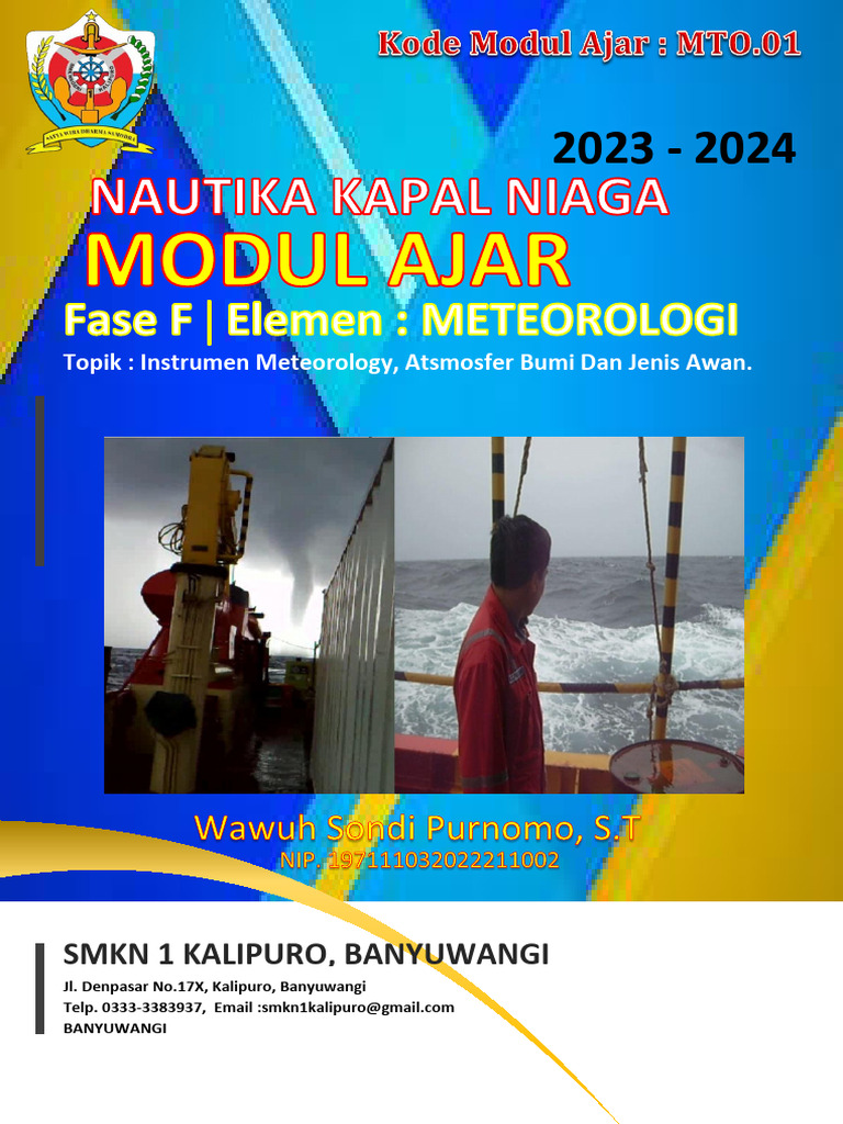 Modul Ajar Meteorologi - Mto-1 - Rev 1 | PDF