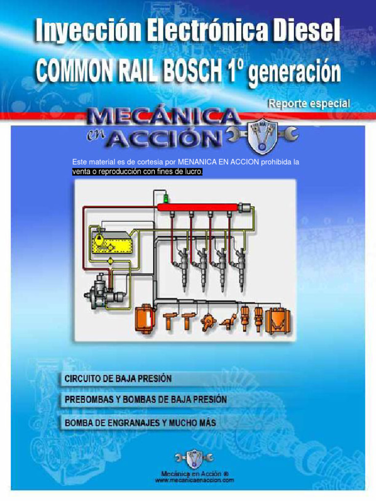 Curso Inyeccion Diesel | PDF | Inyección de combustible | Motor de combustión interna