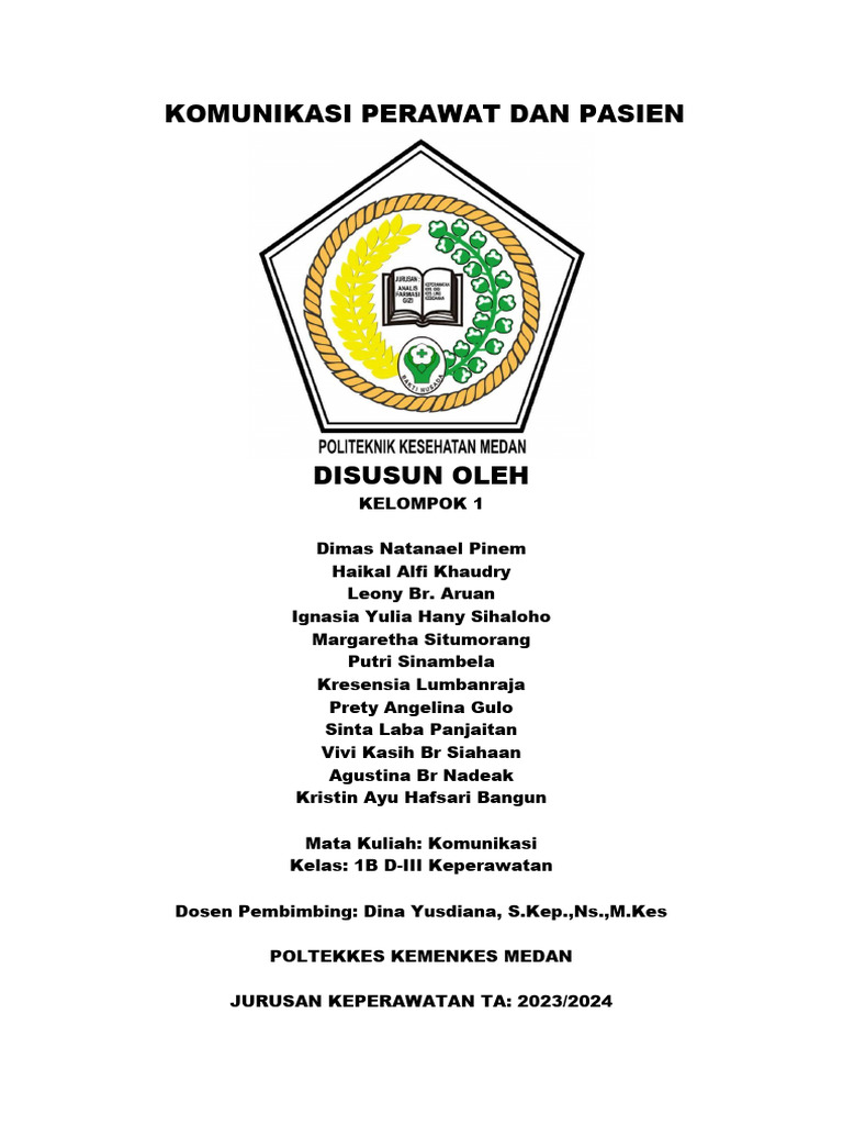 Dialog Komunikasi Perawat Dan Pasien | PDF