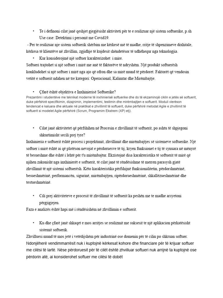 Detyra 1 - Inxhinieria Softuerike 14032023 | PDF