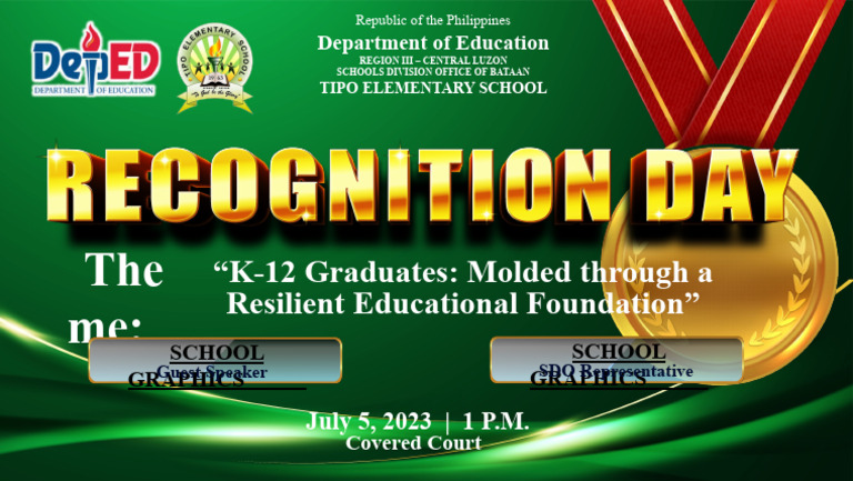 K-12 Graduation Ceremony Speech | PDF