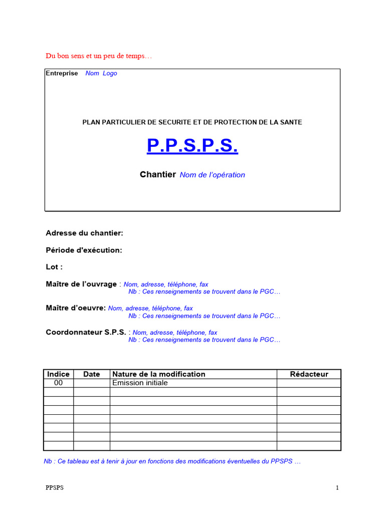 Ppsps Protection Sante | PDF