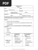 List of Behavioral Verbs in Filipino and English For Lesson Objectives ...