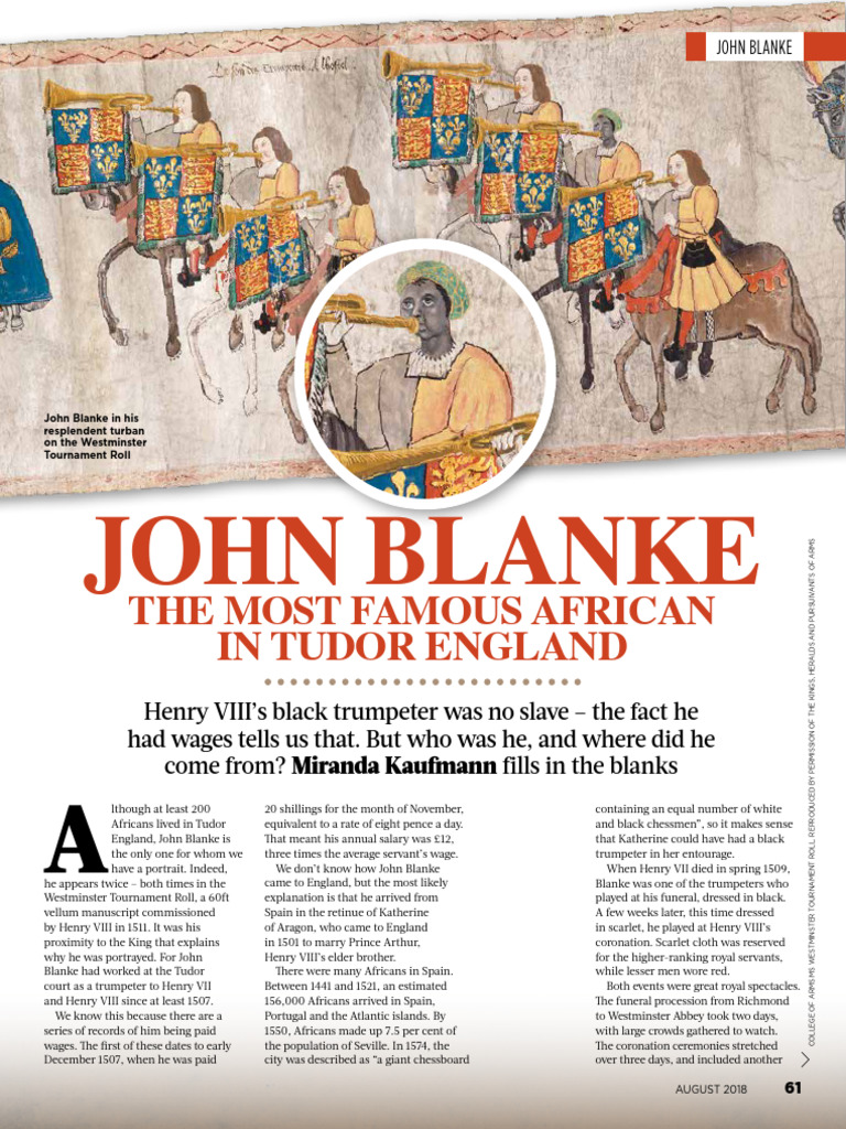 History Revealed John Blanke | PDF
