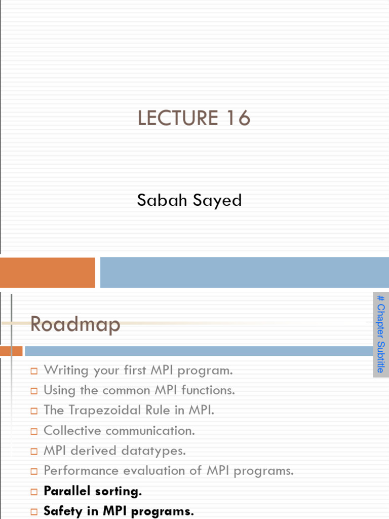 HPC-Lec 16 | PDF